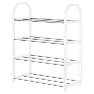 Generico Schuhregal-Organizer: freistehendes vertikales Regal f&uuml;r Schuhe, langlebig, mehrschichtig, robustes Design