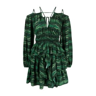 Ulla Johnson Gr&uuml;nes Seiden Minikleid - - Dresses - Damen - Gr&uuml;n - XS