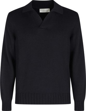 FILIPPO DE LAURENTIIS Homme, Pulls, Bleu, Taille: M Polo Skipper Ml Merino