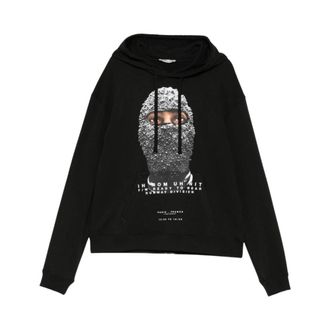 Ih Nom Uh Nit Printed Hoodie - - Sweatshirts & Hoodies - Herren - Schwarzk - XL