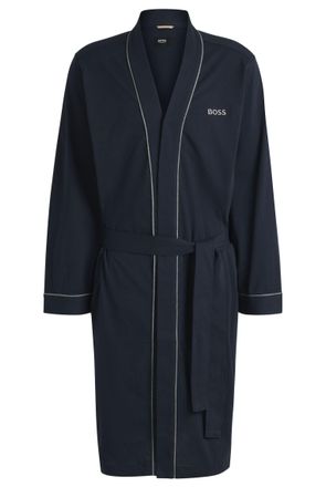 BOSS Herren Kimono Bm Bademantel, Dark Blue 403, XXL EU