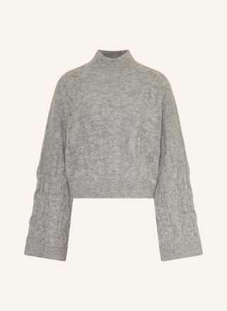 Mrs & Hugs Mrs & Hugs Pullover Mit Alpaka grau