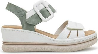 Rieker Sandalen 67700-80 Wei&szlig;