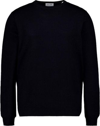 Pierre Cardin Herren Pullover blau Merinowolle unifarben
