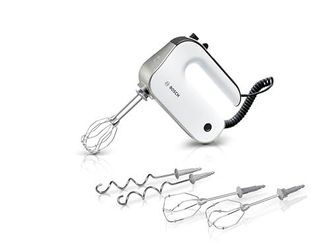 Bosch Electrom&eacute;nager - MFQ4835DE Batteur &agrave; main Styline, 575 watts, 5 niveaux de puissance - Blanc/Chrome