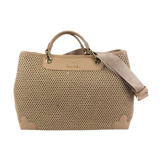 Braccialini Femme, Sacs, Brun, Taille: ONE Size Beth Tricot Handbag L