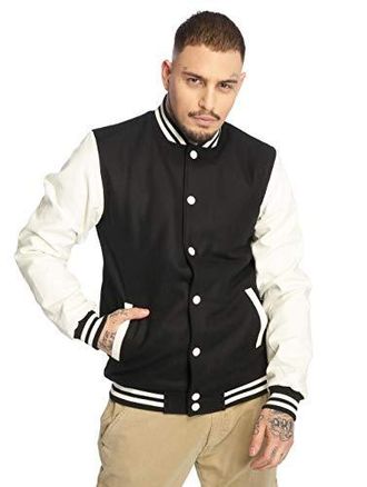 Urban Classics Veste collège pour homme Noir noir Medium