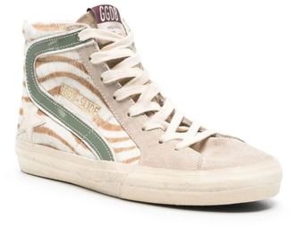 Golden Goose Low-Top Sneaker - Sneakers Whitebrowngreen - Gr. 36 (EU) - in Bunt - f&uuml;r Damen