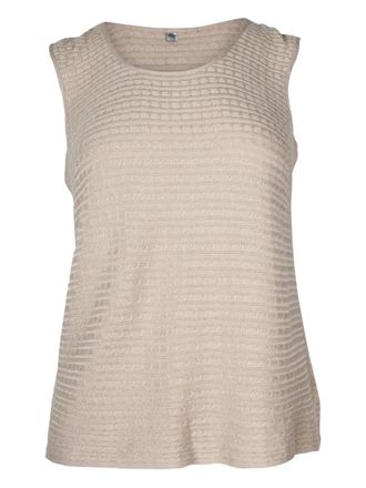 Giorgio Armani d&eacute;bardeur en maille - Tons neutres