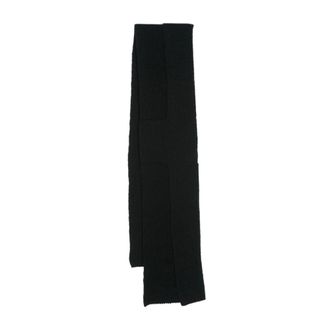 Dries Van Noten Homme, Accessoires, Noir, Taille: ONE Size Rib-Knit Scarf