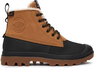 Palladium Schnürstiefeletten Pampa Duck Wl Wp+ 79547-254-M Braun