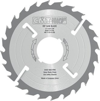 CMT 277.024.12W Mehrfachklingen mit dicken/hohen Schabern. HW 300 x 4,0/2,8 x 80 + Ch. Z24 + 4 ATB