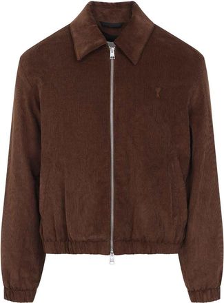 Ami Blouson Rembourr&eacute; - Marron