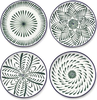 Serax Assiettes &agrave; d&icirc;ner Baazar, Waww La Table - Set de 4 Serax