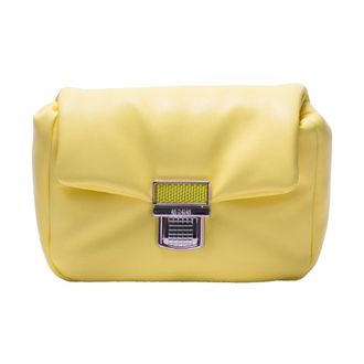 Msgm Vegane Leder Crossbody Bag - - Bags - Damen - Gelb - ONE SIZE