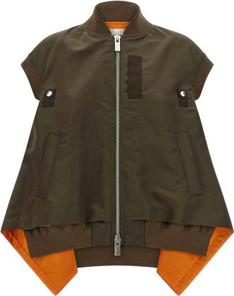 sacai Gilet - Vert