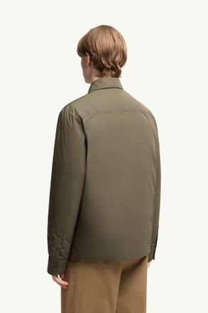 Moncler Nylon Overshirt Jacket - Olive