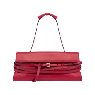 Moschino Femme, Sacs, Rouge, Taille: ONE Size Tie Me Shoulder Bag