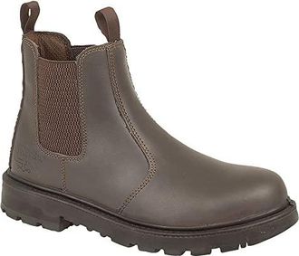 Grafters Grinder - Chaussures montantes de s&eacute;curit&eacute; - Homme (49 FR) (Marron)