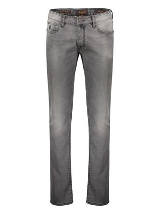 Moorer jean Credi &agrave; patch logo - Gris