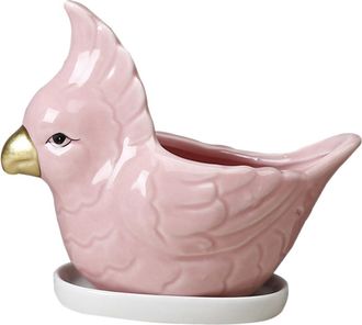 Lurrose Keramik blumentopf Cartoon Tier mit Untersetzer Minimalistischer Sukkulenten Topf für Zimmerpflanzen Geeignet für Kakteen Grüne Pflanzen Wohnkultur un