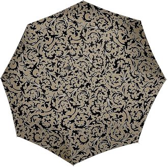 Reisenthel Umbrella Pocket duomatic Baroque Marble Kompakter Taschenschirm aus recycelten PET-Flaschen Mit großer Drucktaste und ergonomisches Griffdesign
