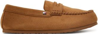 Tommy Hilfiger Hausschuhe Hilfiger Driver House Shoe FM0FM06012 Hellbraun