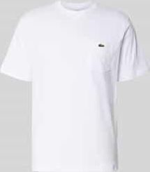 Lacoste Regular Fit T-Shirt aus reiner Baumwolle