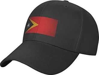 Generic Casquette Baseball Drapeau du Timor Oriental Bonnet De Golf Casual,Respirant Casquette Trucker pour Adulte Homme Golf