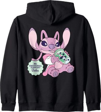 Disney Lilo & Stitch Angel My Emotional Support Boba Tea Kapuzenjacke