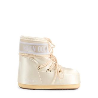 Moon Boot Bottines MB ICON LOW PEARLY en coton m&eacute;lang&eacute;