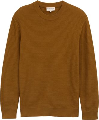 Tom Tailor Herren 1048002 Strickpullover mit Struktur, 25985-Deep Cognac, 3XL