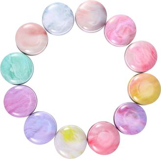 BESPORTBLE 12 St&uuml;ck Runde Kerzendosen aus Metall Auslaufsichere Selbstgemacht Kerzengl&auml;ser f&uuml;r Kerzenherstellung Schmuck und Bastelbeh&auml;lter Kompakte Aufbewahrung