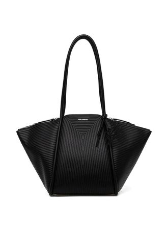 Karl Lagerfeld Geometrische Handtasche - Schwarz