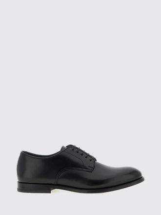Doucal's Chaussures &agrave; lacets Derby en cuir de veau avec semelle en cuir
