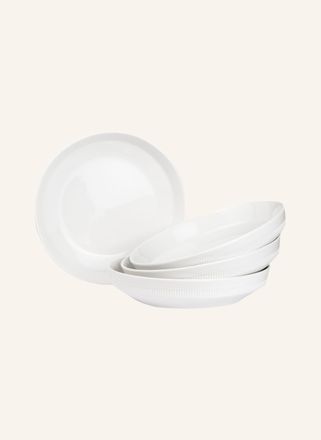 Marc O'Polo Marc Opolo 4er-Set Suppenteller Moments weiss