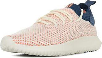 adidas Homme Tubular Shadow Primeknit Sneakers Basses, Blanc (Cream White/Off White/Noble Indigo), 42 EU