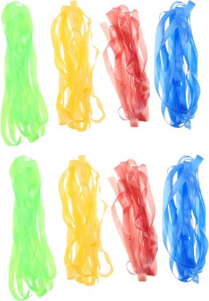 Milisten 8 Stück Chinesische Springseile Elastische Gummi Twist Springbänder Chinesisches Springseil Elastisches Seilspielzeug Für Springgummis Springseilbände