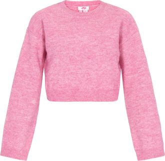 Mymo Pullover Frauen rosa Melange