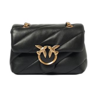 Pinko Love Mini Puff Nappa-Ledertasche - - Bags - Damen - Schwarzk - ONE SIZE