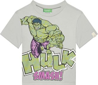 Benetton United Colors Of Benetton T-Shirt 35RYG10I1 Grau Regular Fit