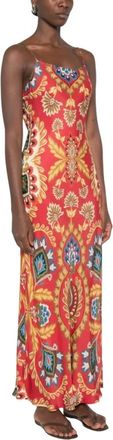 Farm Rio Farm Rio, Femme, Robes, Multicolore, Taille: 42 FR Robe &agrave; fines bretelles