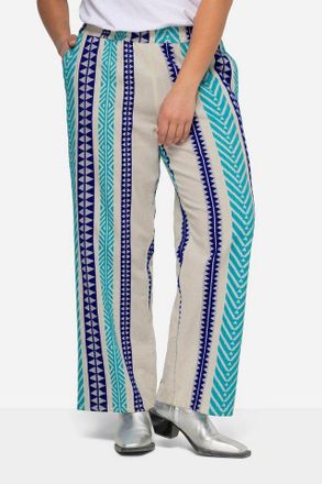 Angel Of Style Schlupfhose Hose Jacquard-Streifen Elastikbund