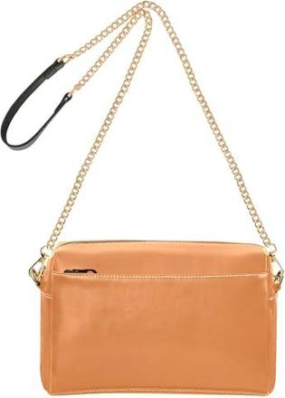 HMZXZ Sacs à bandoulière orange corail pour femme, sacs à main en cuir, petits sacs à main à bandoulière, orange