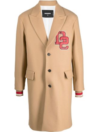 Dsquared2 manteau à patch logo - Tons neutres