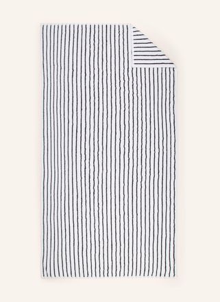 Caw&Ouml; Duschtuch Black & White schwarz