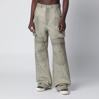 Rick Owens Sandfarbene Cargo-Hose mit Vintage-Effekt