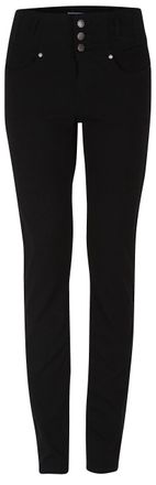 Fransa FRZalin Damen Hose Stoffhose Jeans Pant 5-Pocket mit Stretch Slim Fit, Gr&ouml;&szlig;e:36, Farbe:(NOOS) Black (60096)