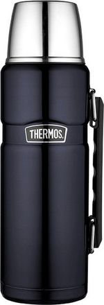 Thermos Isolierflasche Stainless King, Dunkelblau, Metall, 1,2 L, 1.2 cm, hält warm, kalt, bruchsicher, rostfrei, schadstofffrei, doppelwandig