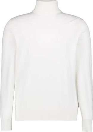 Daniel Hechter Herren Pullover wei&szlig; unifarben